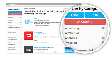 Dynamic Category Filtering - Brilliant Directories