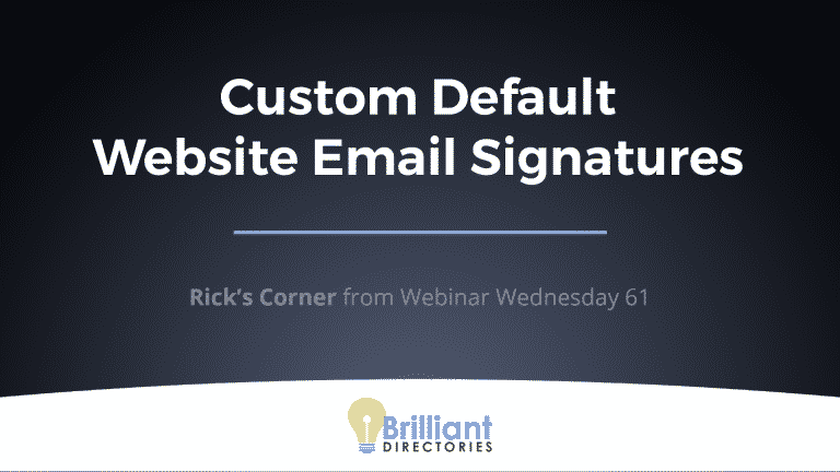 Setup & Manage Email Address for Your Website - Brilliant Directories