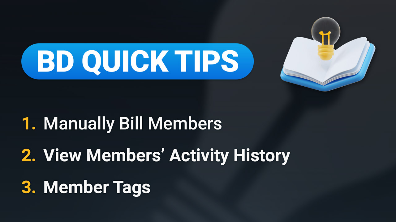 BD QUICK TIPS: Member Billing, Activity & Tags Made Simple - Brilliant Directories
